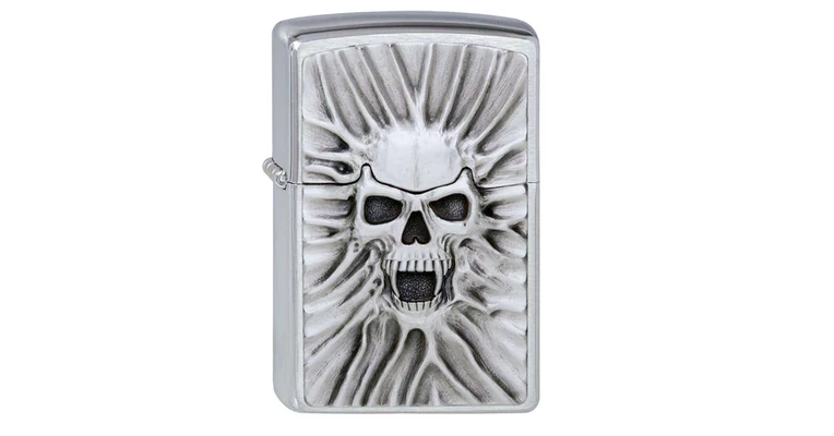 1300120 Zippo öngyújtó szálcsiszolt Króm színben - Screaming Sand